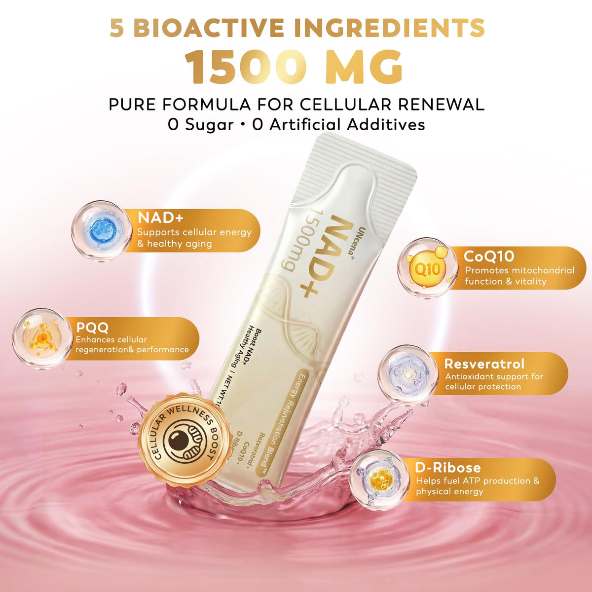 NAD+ supplement for cellular health