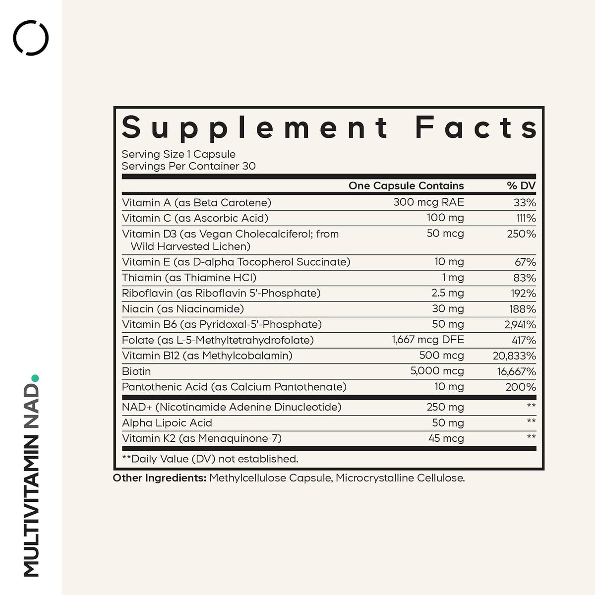 NAD supplement for daily energy