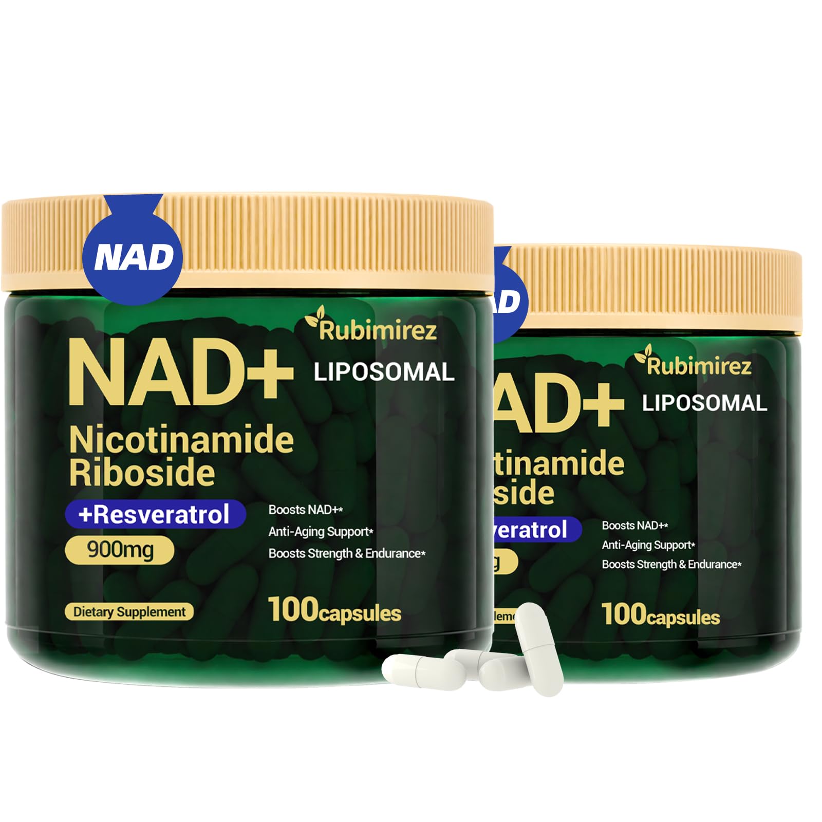 NAD+ supplement for energy boost