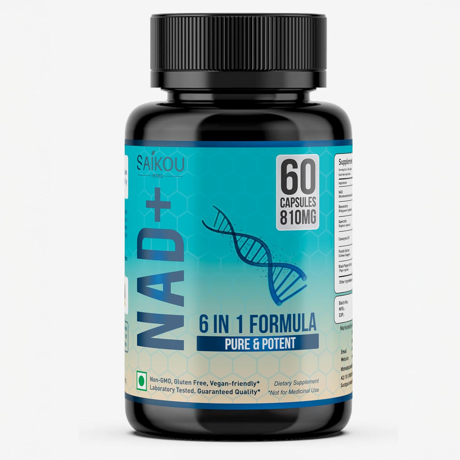 NAD+ supplement for energy boost