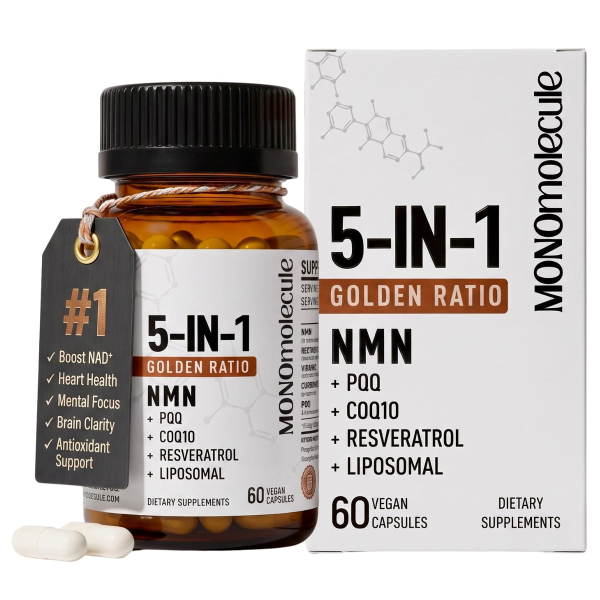 NAD+ supplement for energy boost