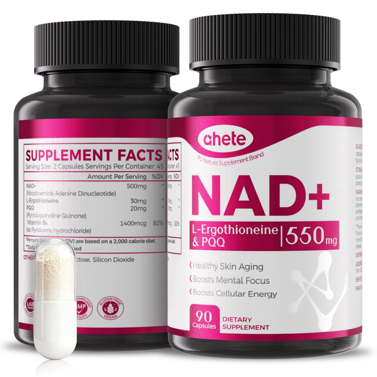 NAD supplement for energy boost