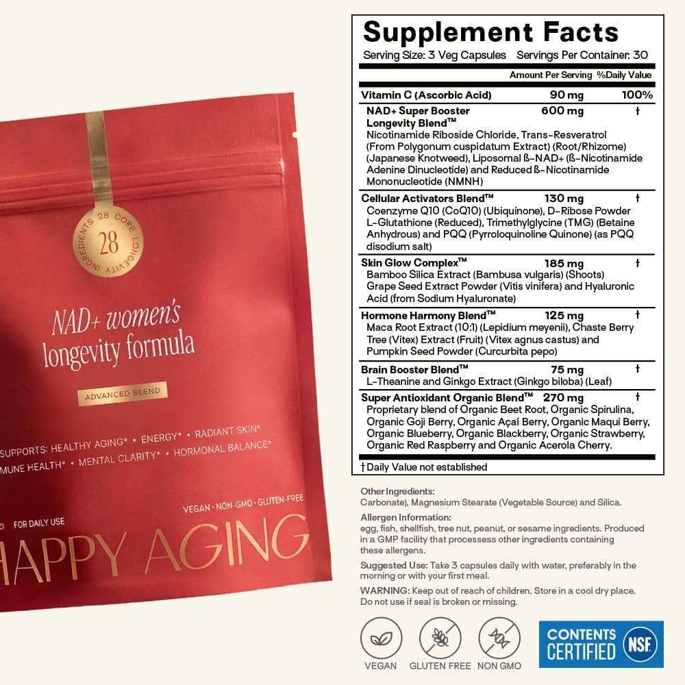 NAD+ supplement for energy boost