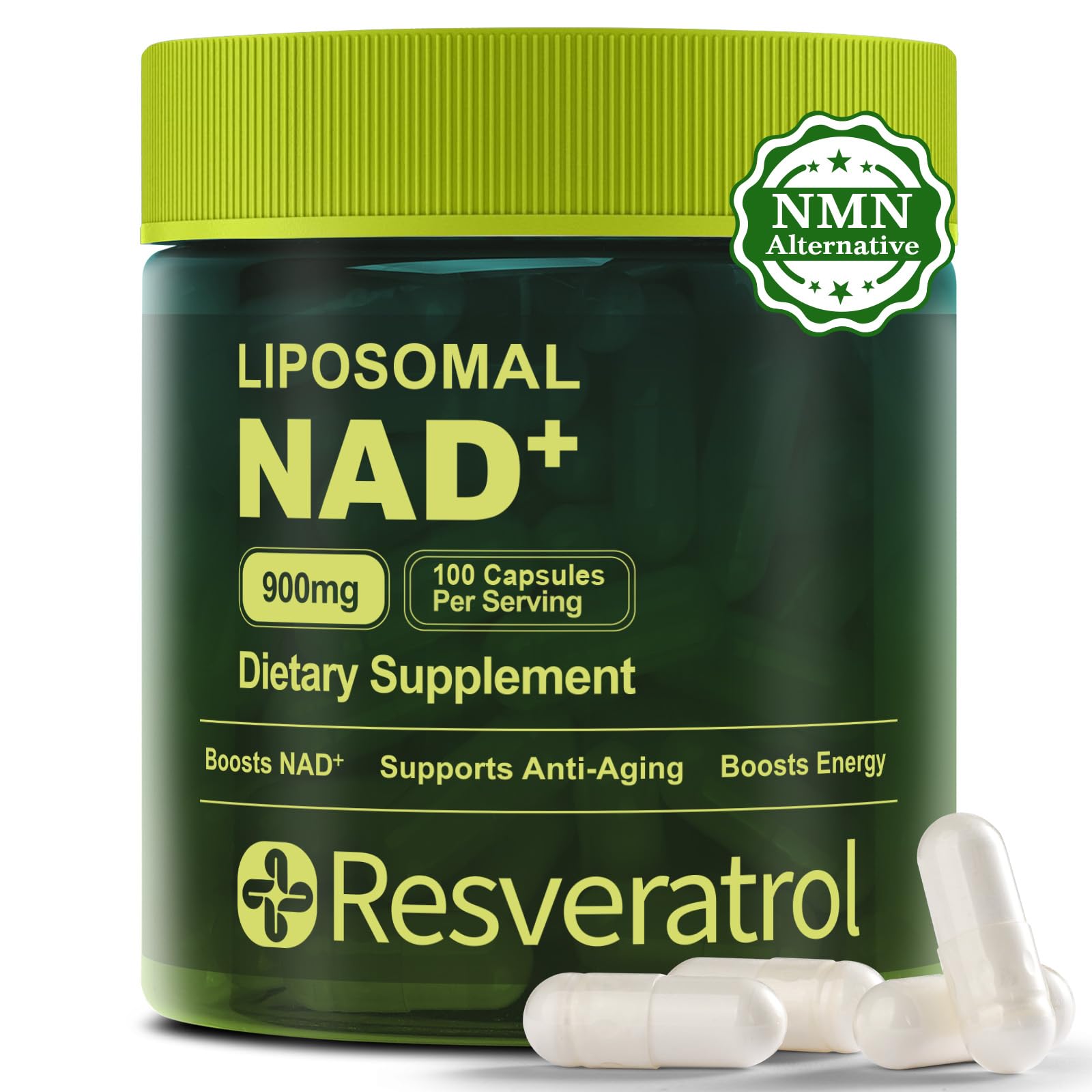 NAD+ supplement for energy boost