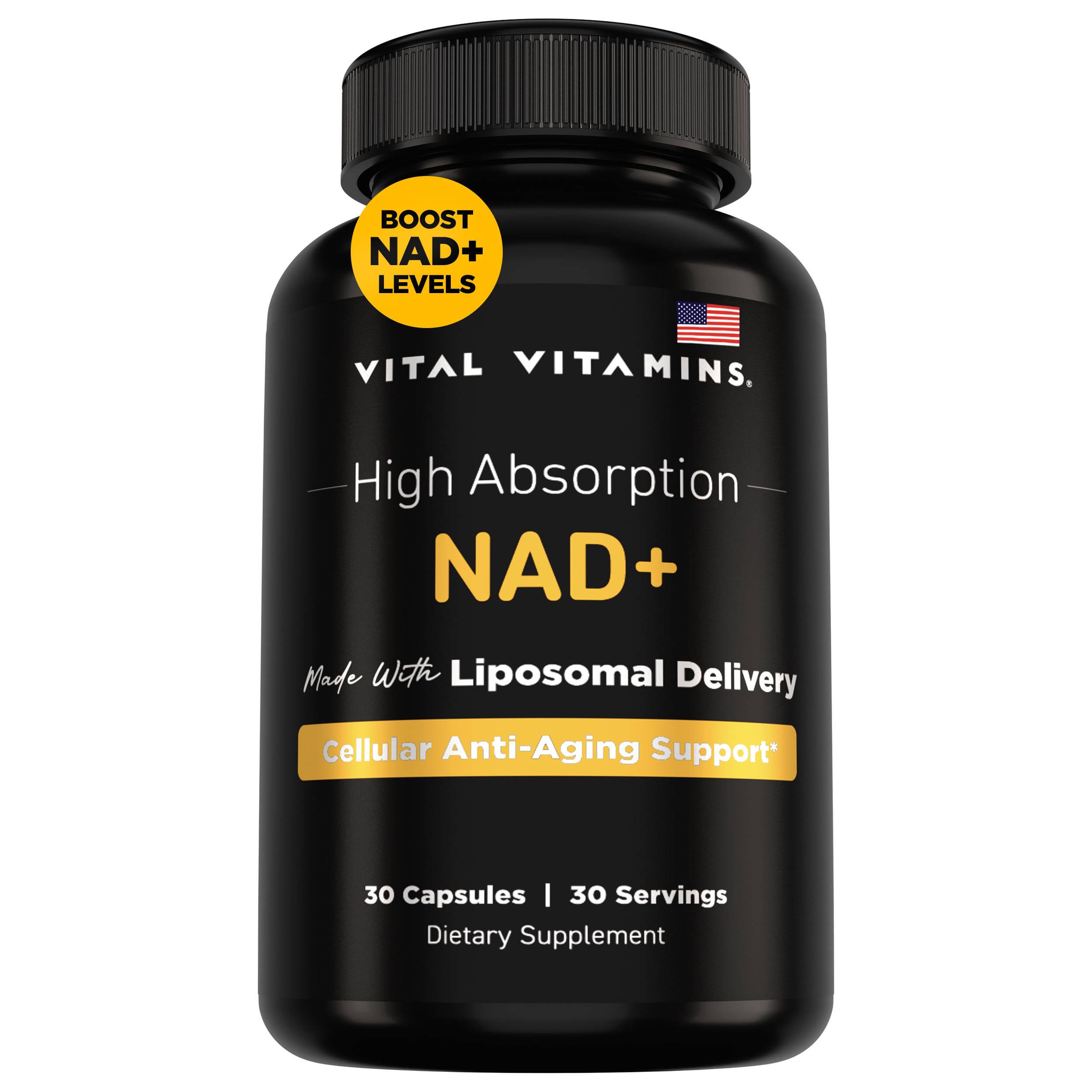 NAD+ supplement for energy boost