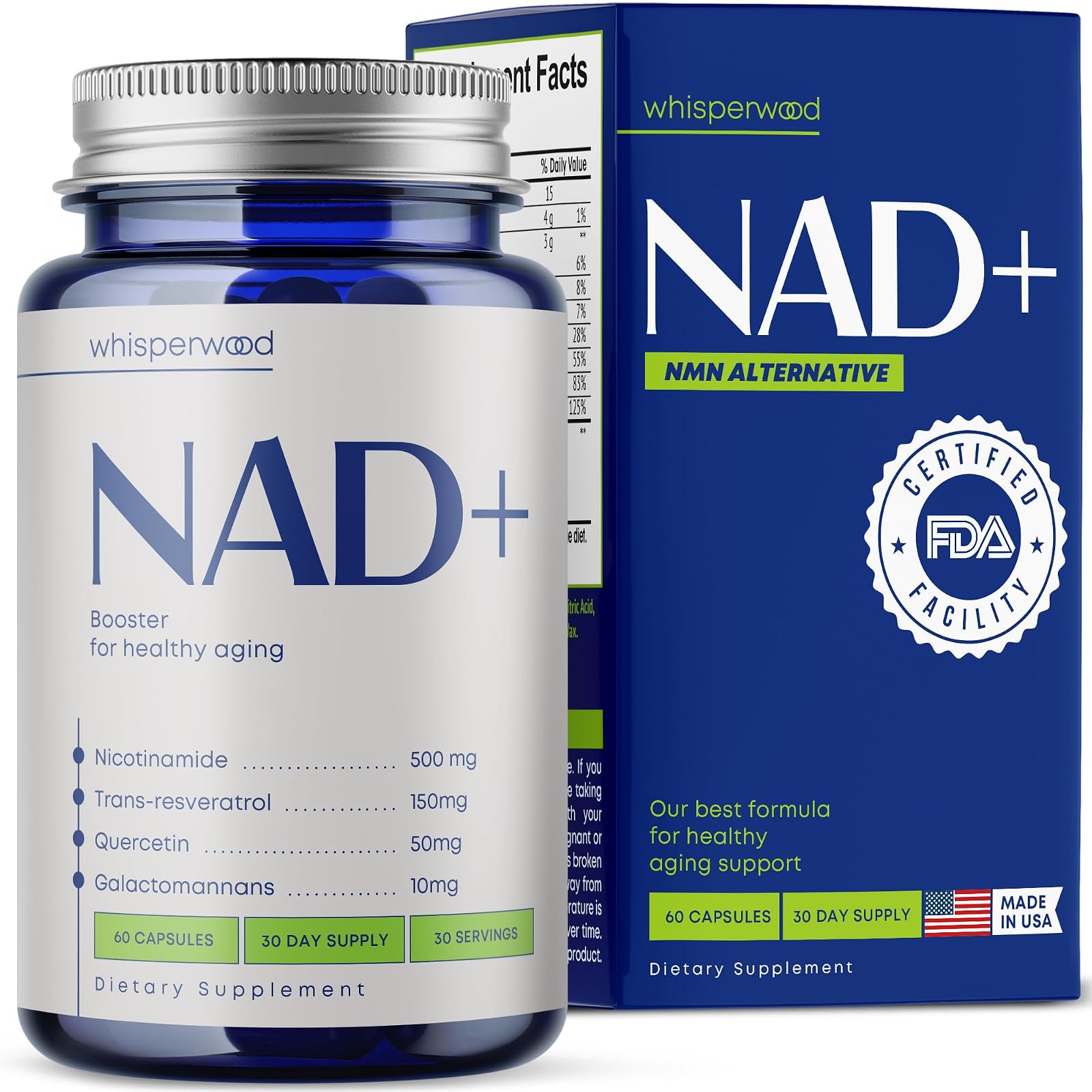 NAD+ supplement for energy boost