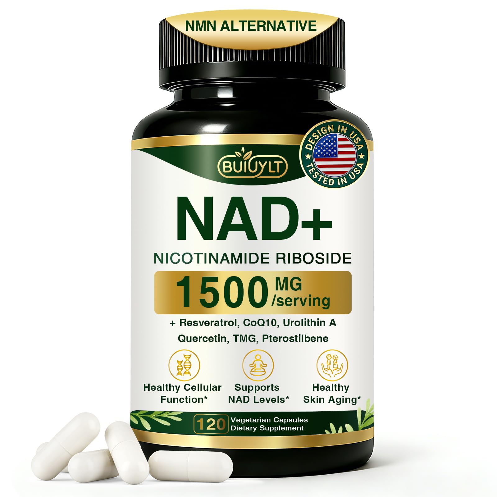 NAD+ supplement for energy boost
