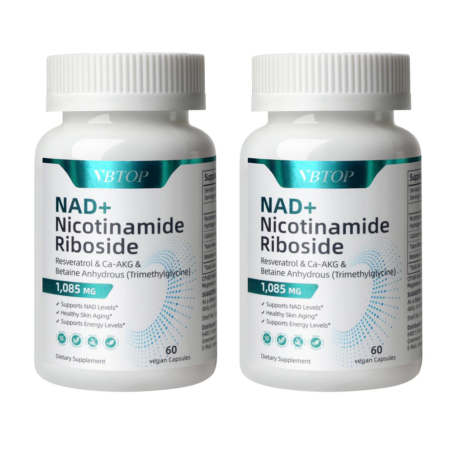 NAD+ supplement for energy boost