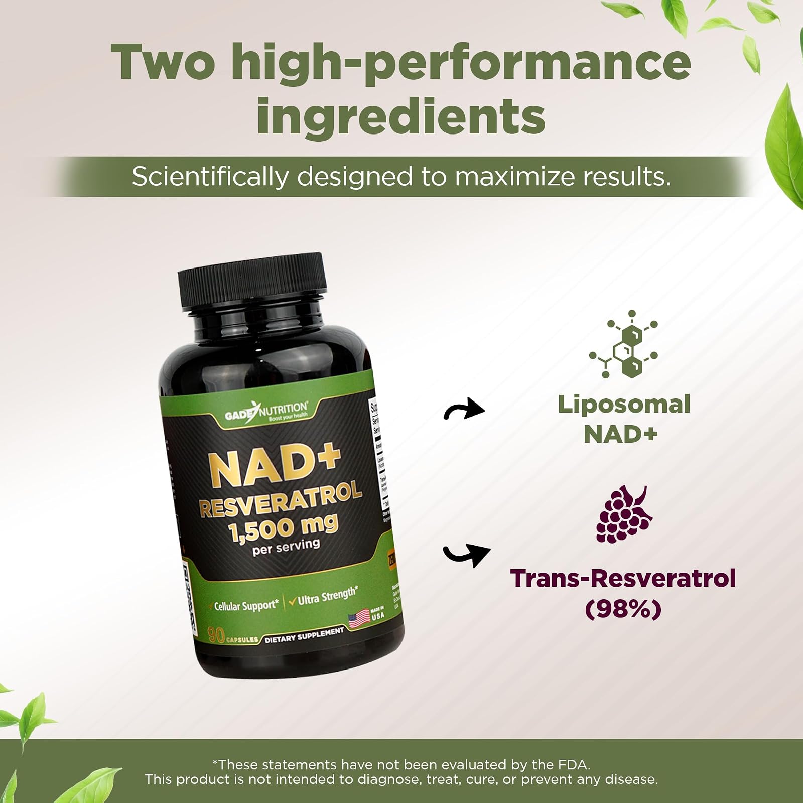 NAD supplement for energy support