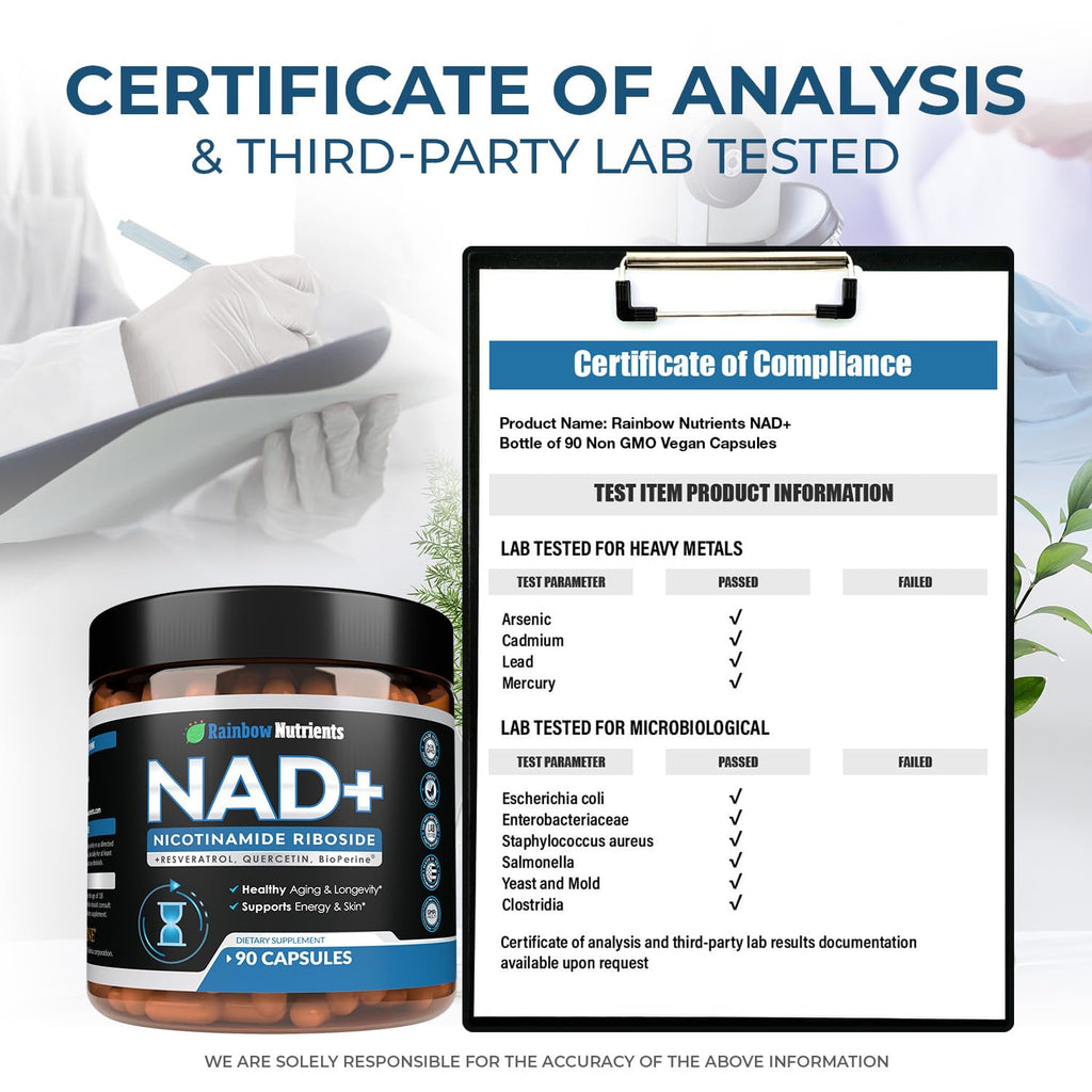 NAD+ supplement for healthy aging