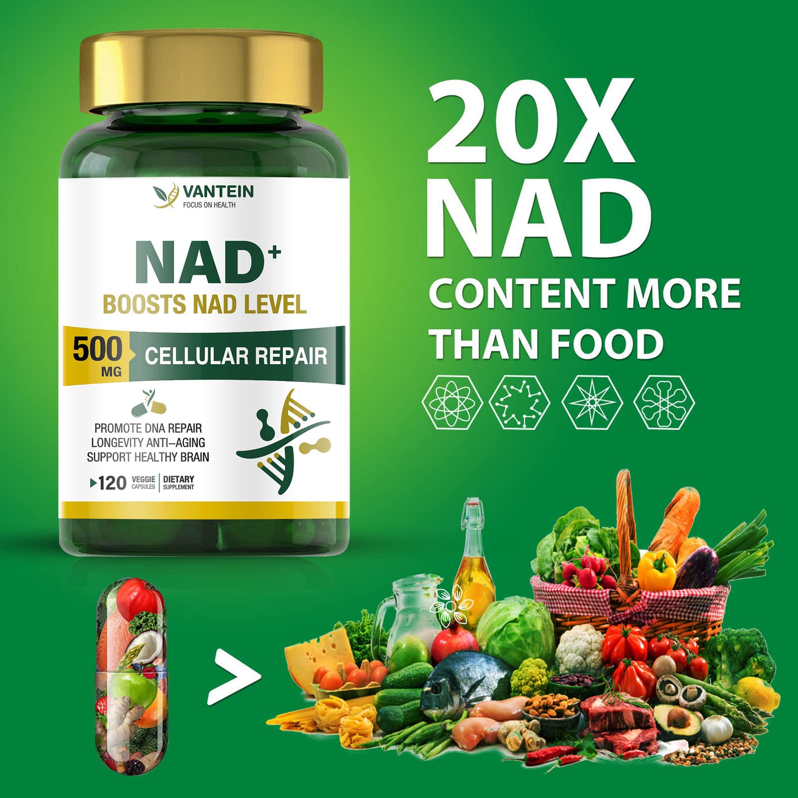 NAD supplement for healthy skin