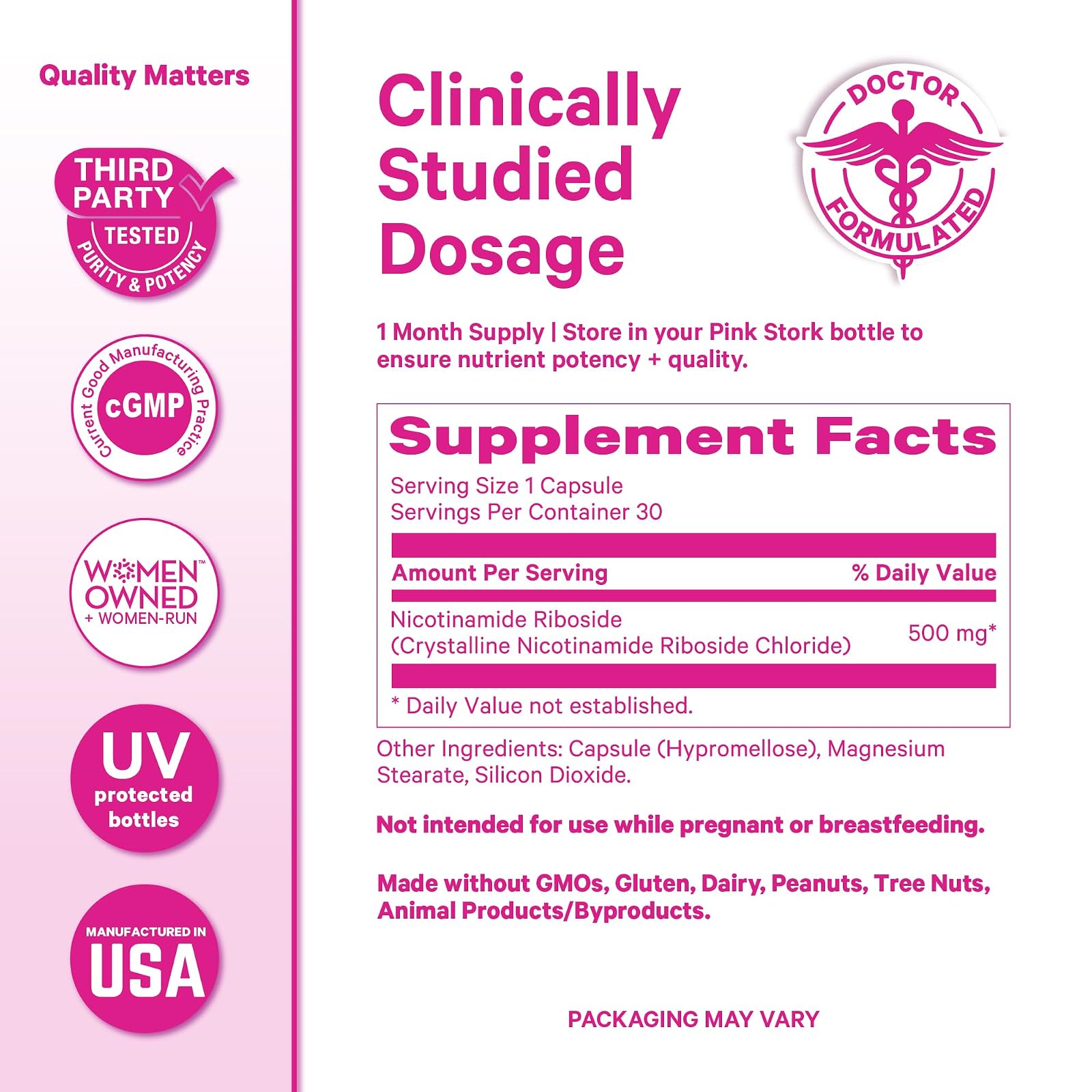 NAD+ supplement for improved metabolism