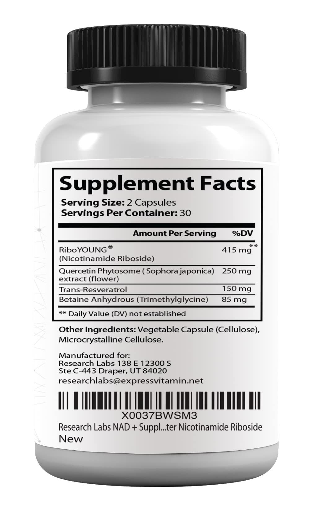 NAD+ supplement for optimal performance
