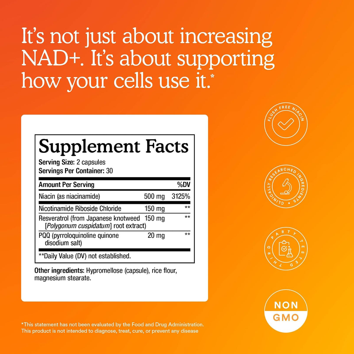 NAD+ supplement for optimal wellness