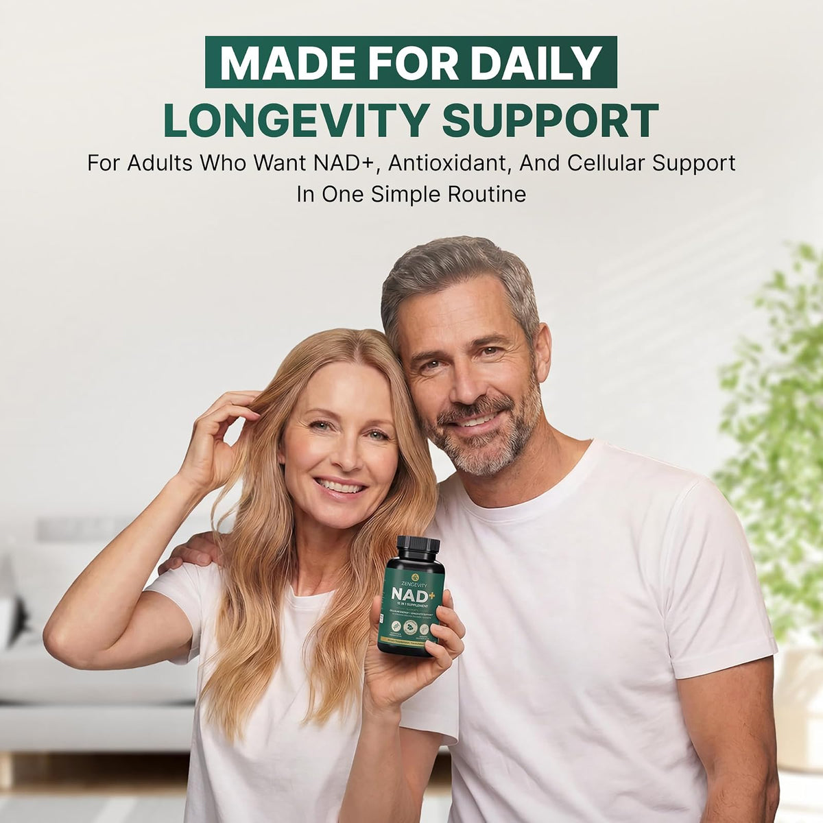 NAD+ supplement for overall wellness