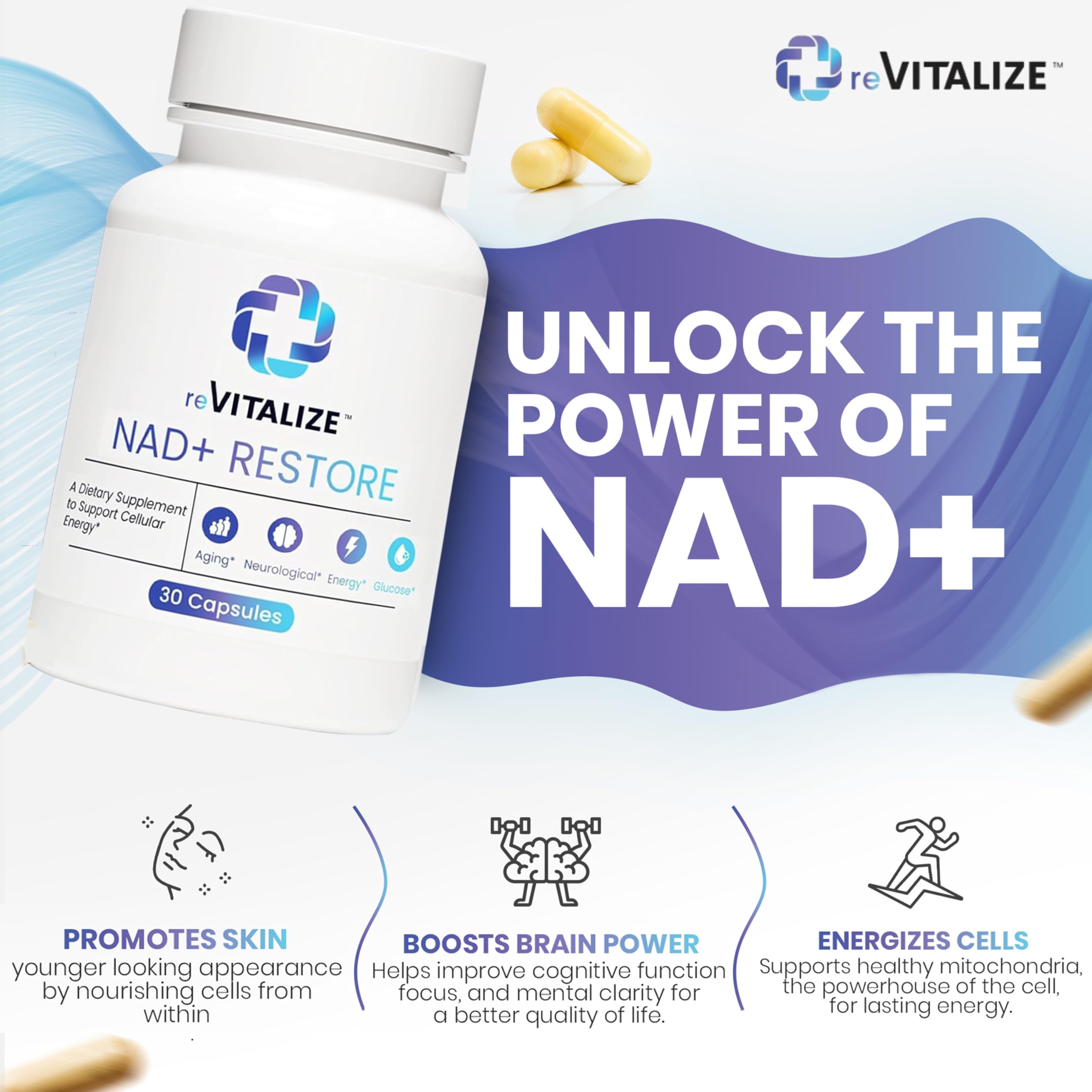 NAD+ supplement for overall wellness