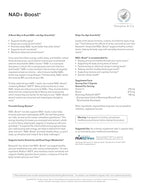 NAD+ supplement for wellness