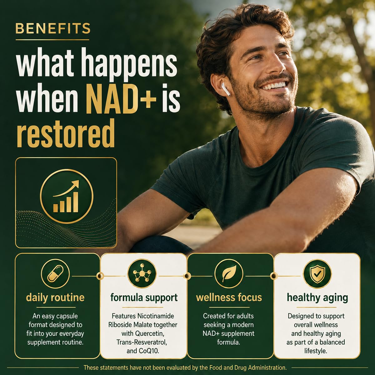 NAD+ supplement for women's health