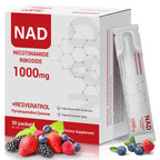 NAD+ supplement liquid stick packs