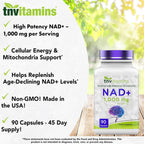 NAD+ supplement supports cellular health