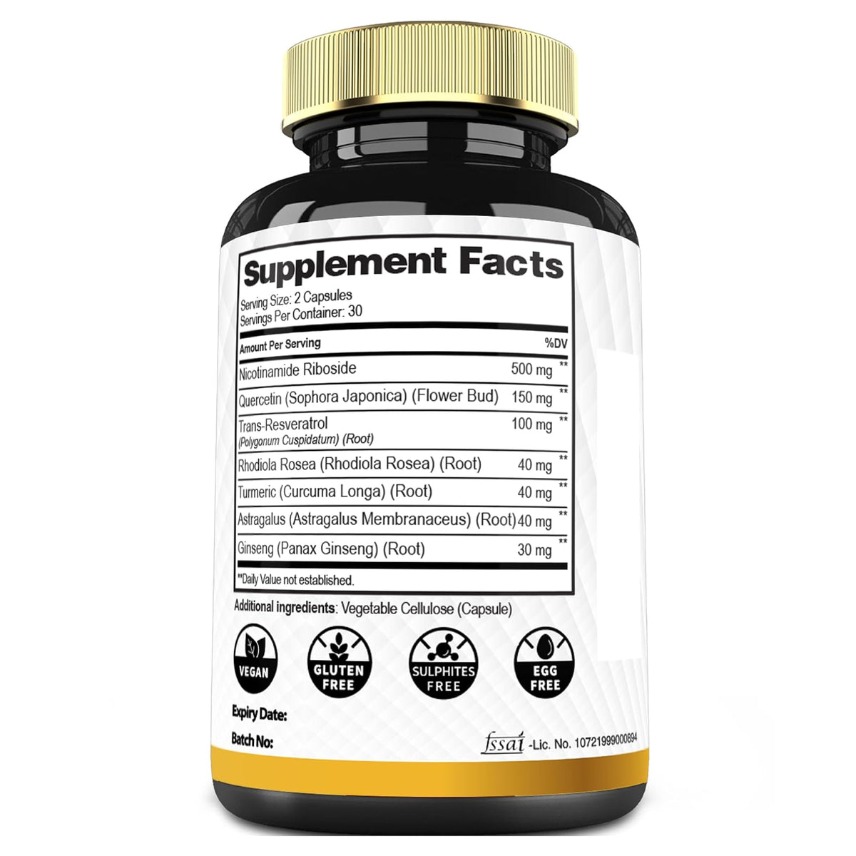 NAD+ supplement to boost overall wellness