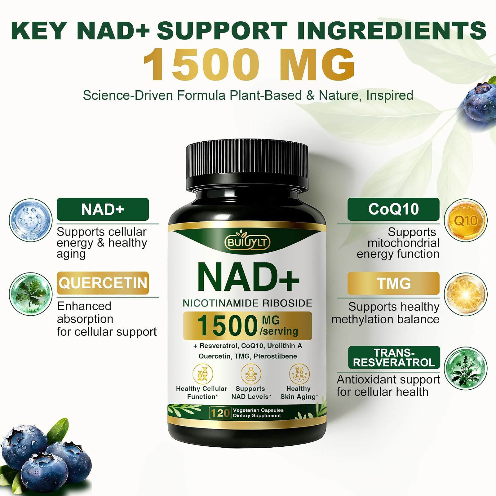 NAD+ supplement to enhance metabolism