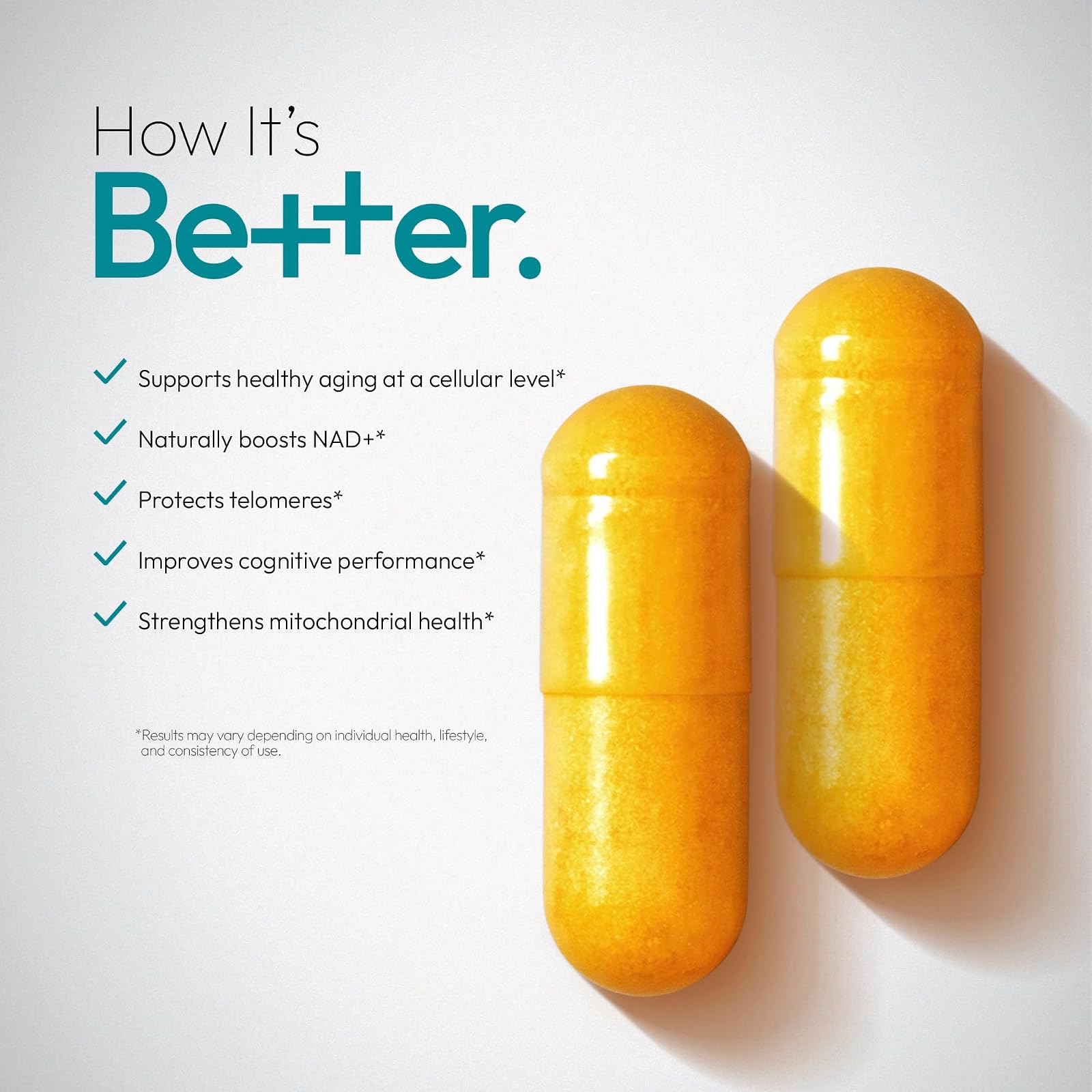 NAD+ supplement to support metabolism