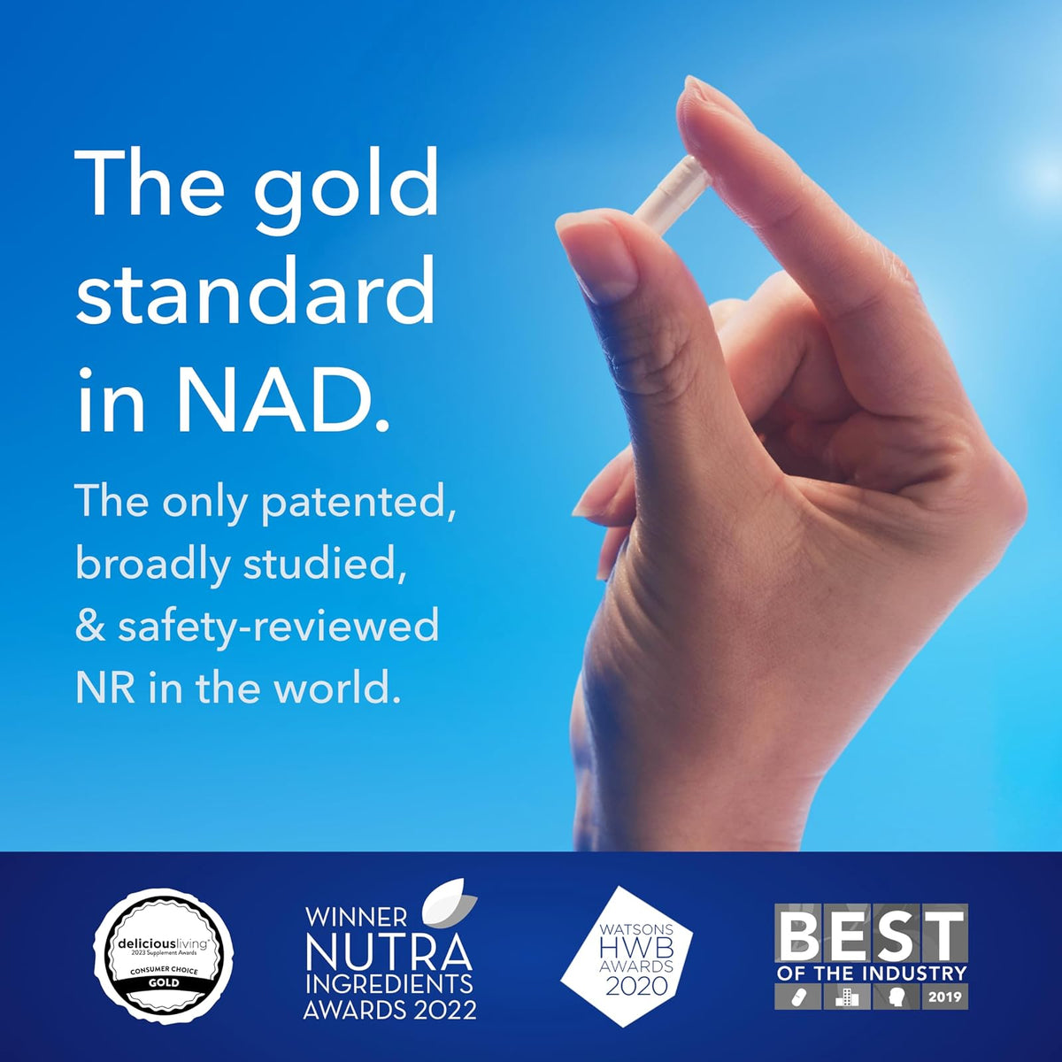NAD+ supplement with biotin benefits