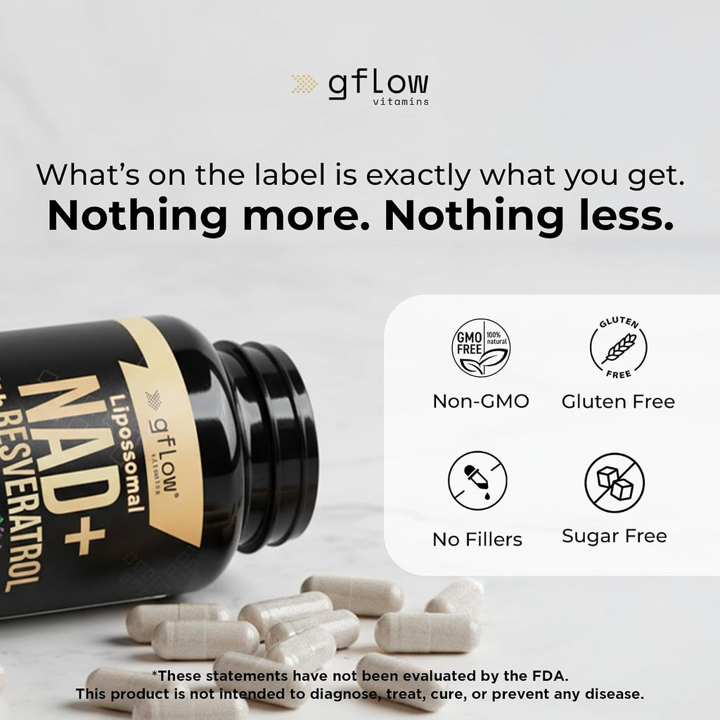 NAD+ supplement with resveratrol benefits
