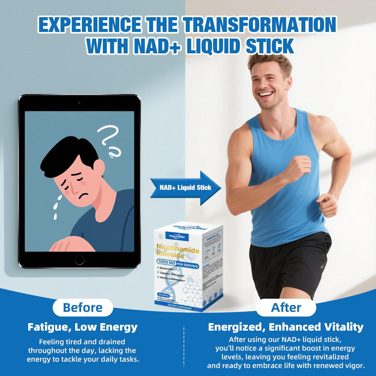 NAD supplements for healthy aging