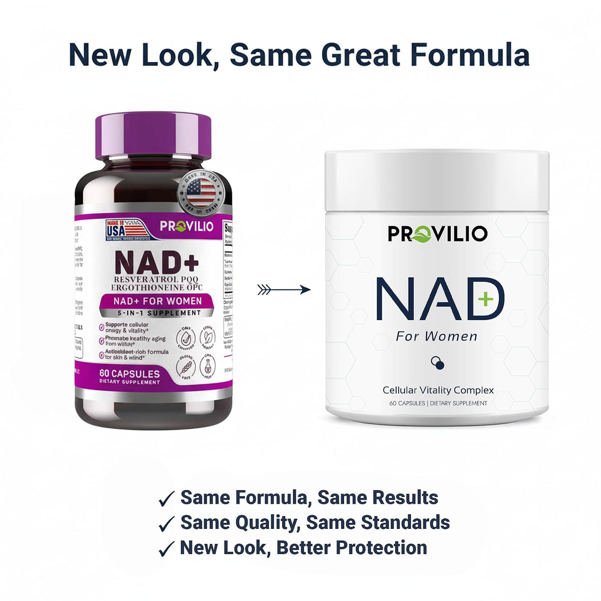 NAD+ supplements for improved metabolism
