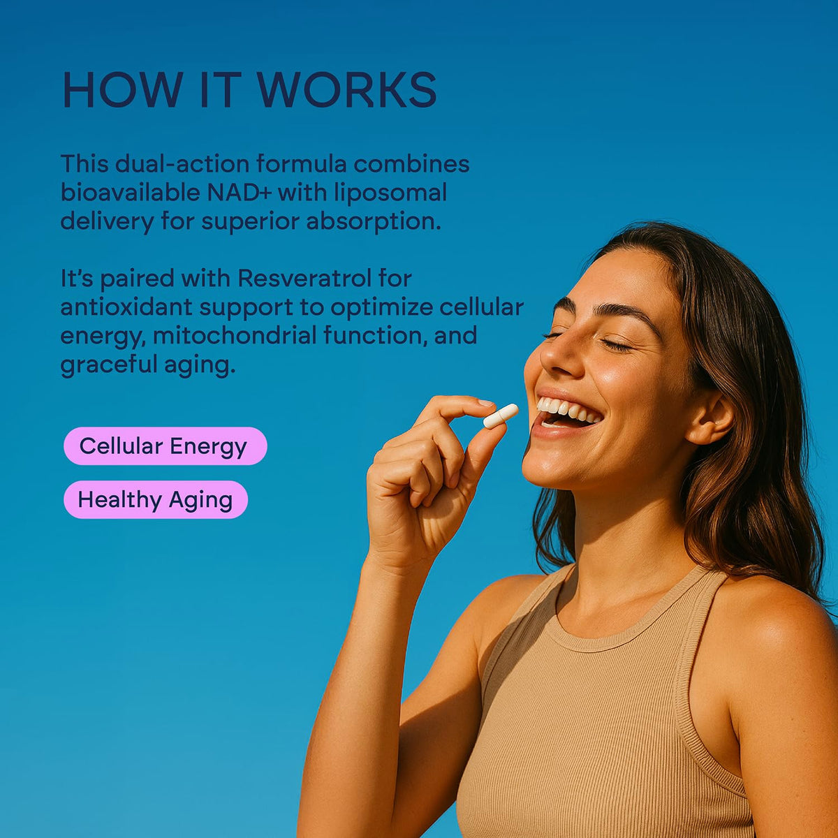 NAD+ support for healthy aging