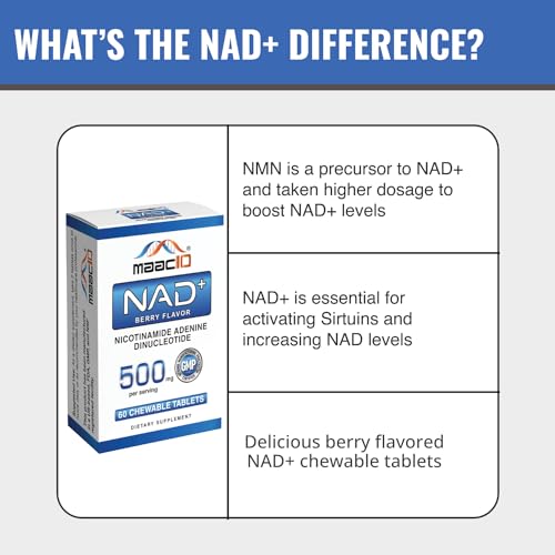 NAD+ tablets for mental clarity and focus