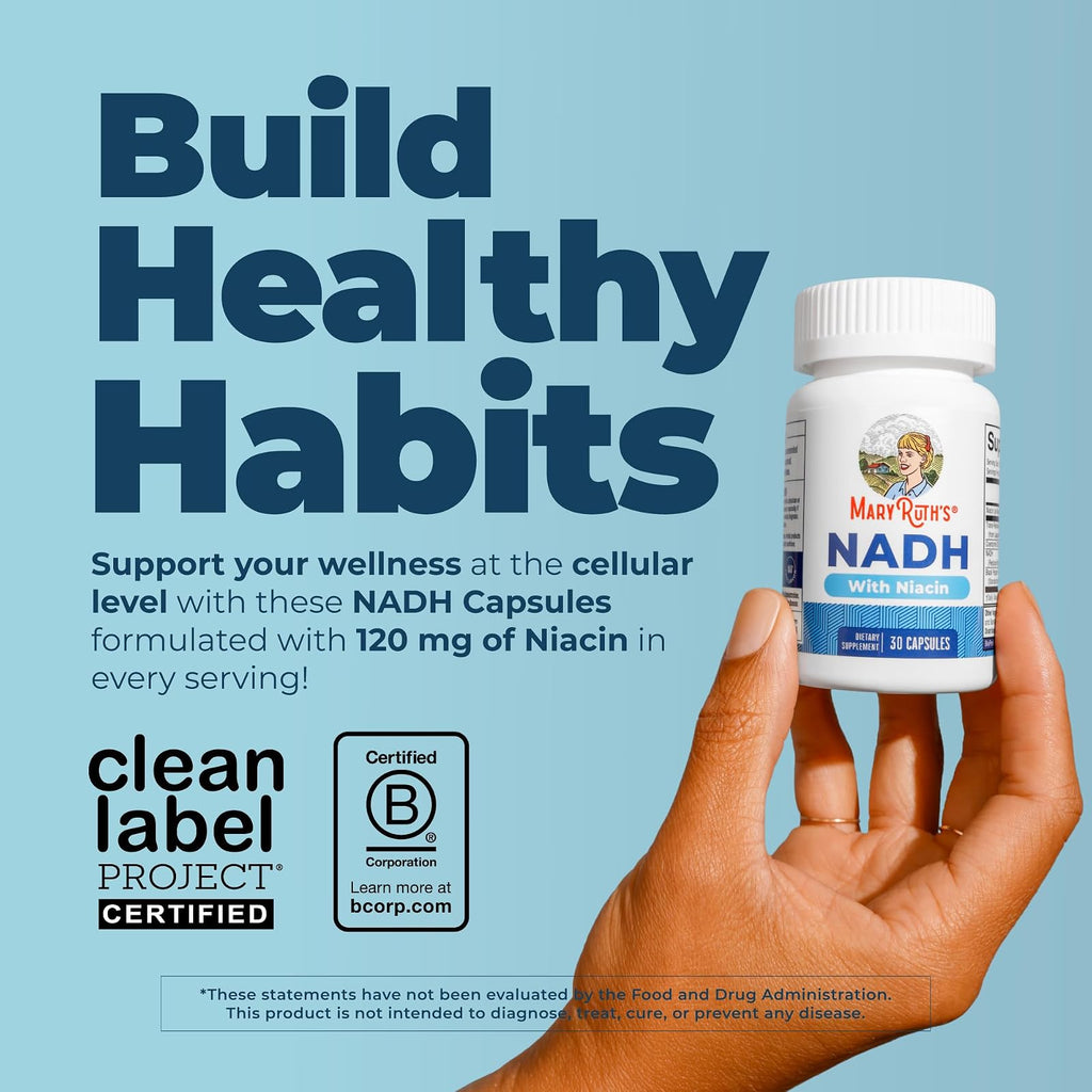 NADH 100 mg for enhanced vitality