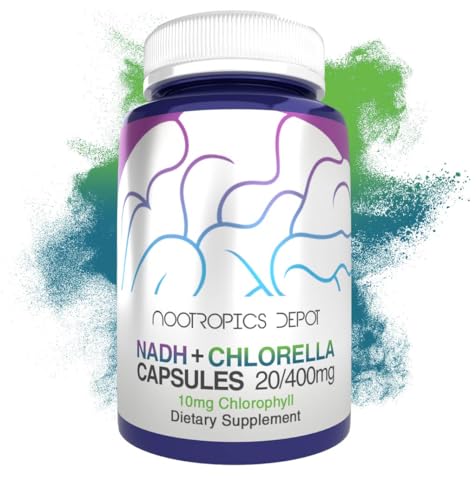 NADH capsules with chlorella for alertness