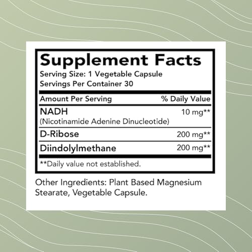NADH + DIM multivitamins for energy