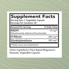 NADH + DIM multivitamins for energy