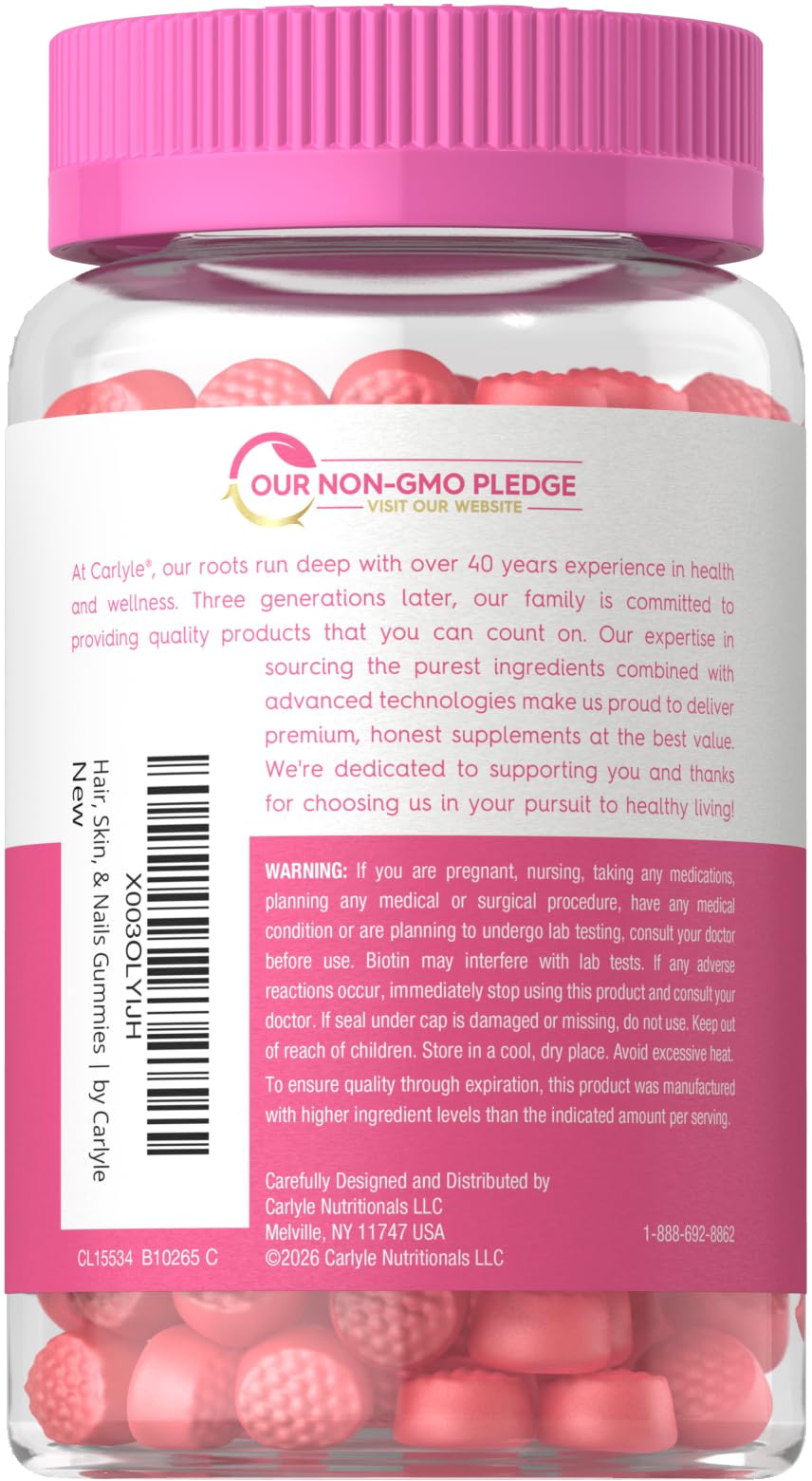 Nail strength boost from Carlyle biotin