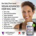 Nail strength support with vegan capsules