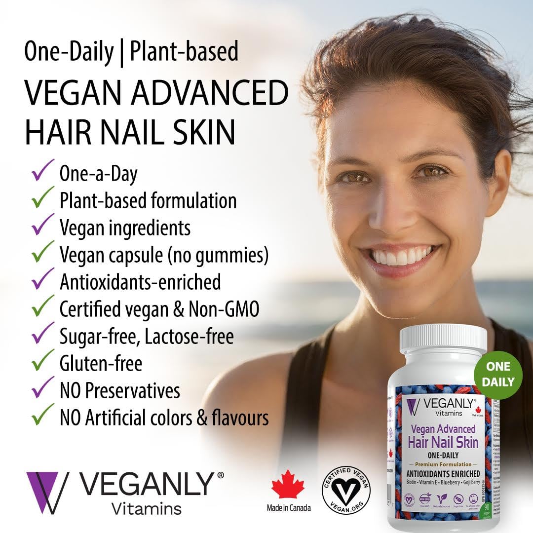 Nail strength support with vegan capsules