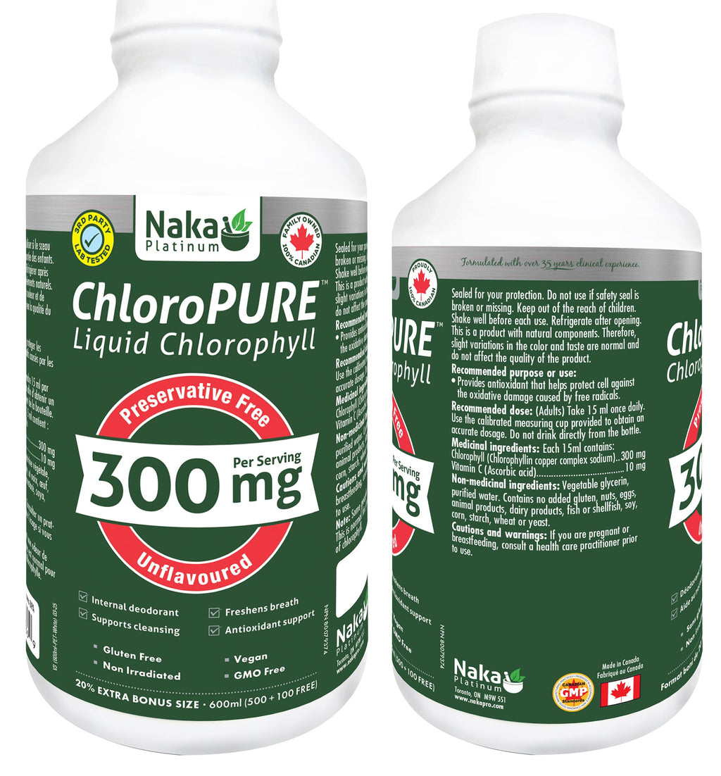 Naka Platinum chlorophyll liquid supplement
