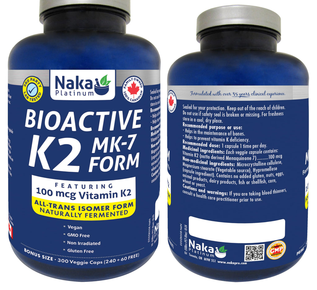 Naka Platinum K2 vitamin benefits