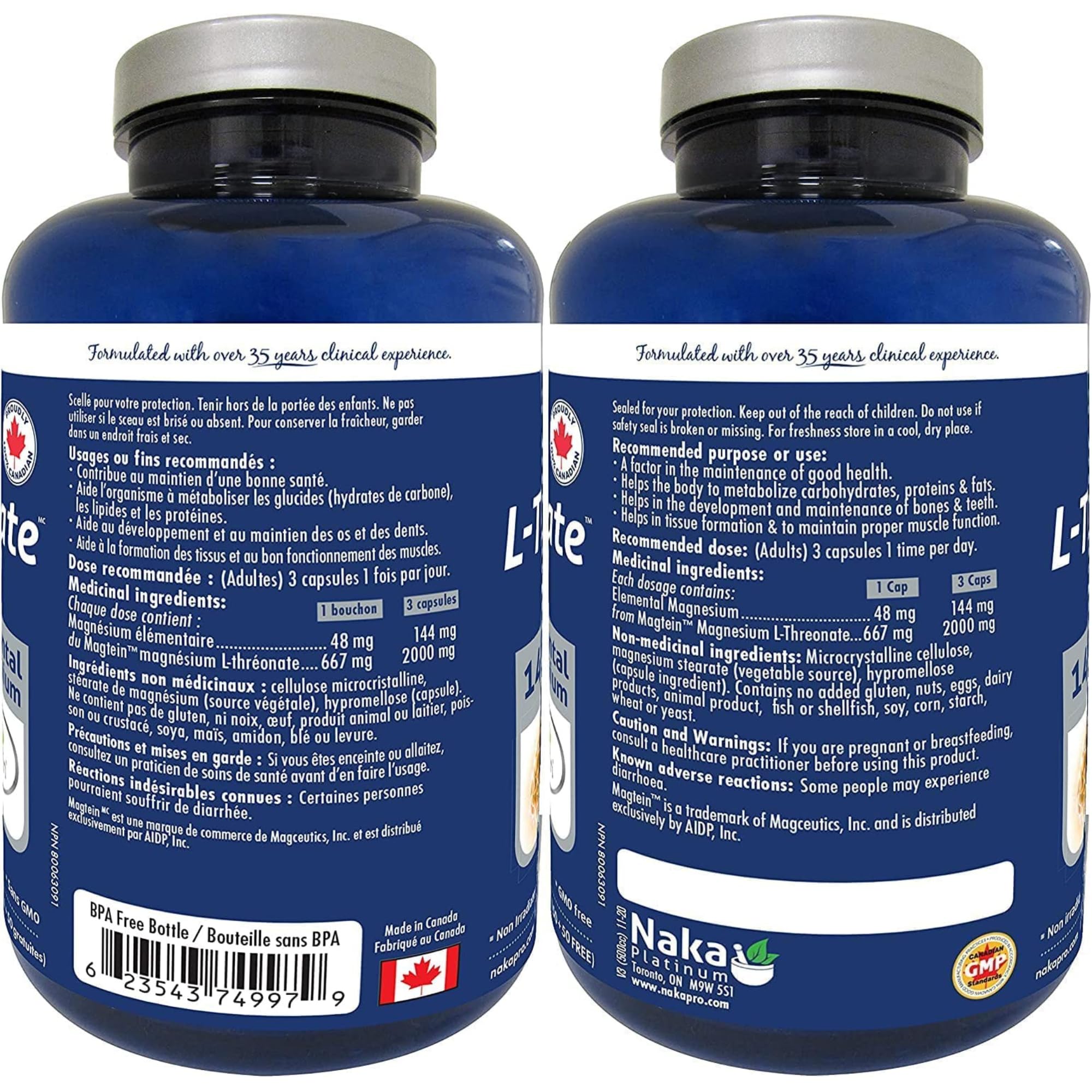 Naka Platinum magnesium for total relief