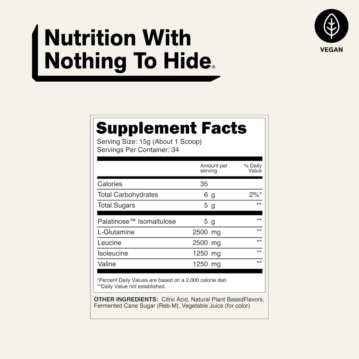 NAKED BCAAs for muscle growth