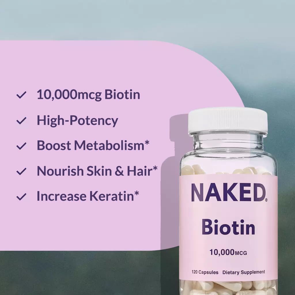 NAKED biotin supports energy metabolism