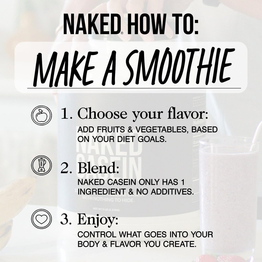 NAKED casein for healthy snacking