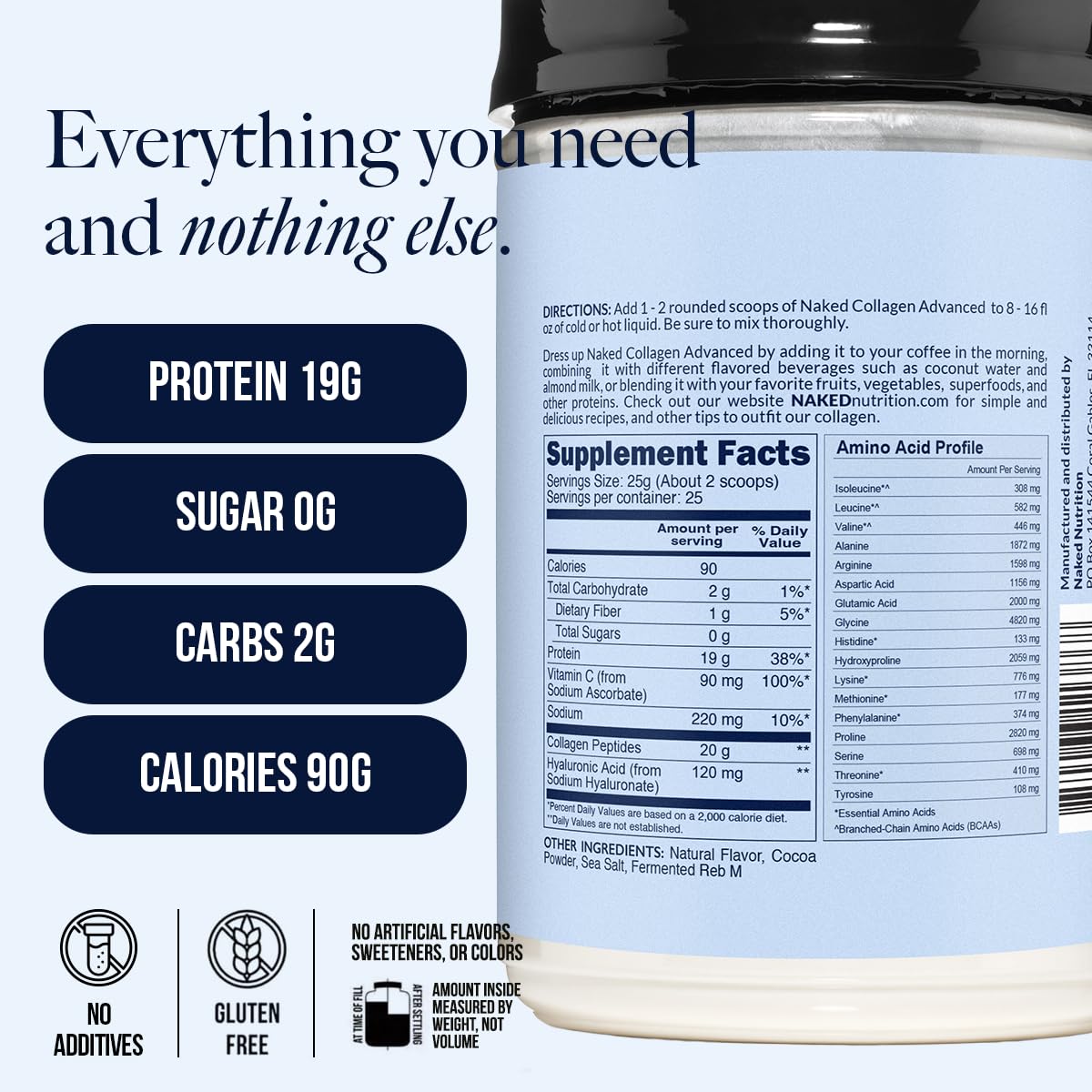 NAKED collagen for beauty routine