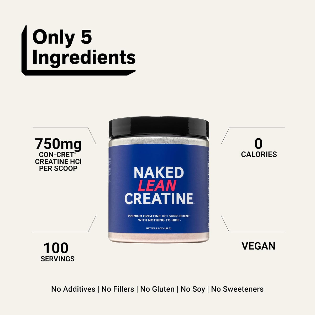 NAKED creatine for muscle growth