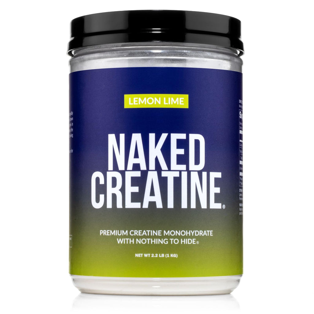 NAKED creatine monohydrate lemon lime flavor