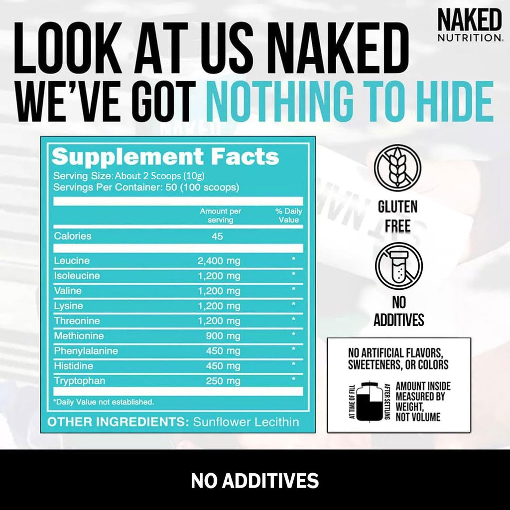 NAKED EAAs powder for energy boost